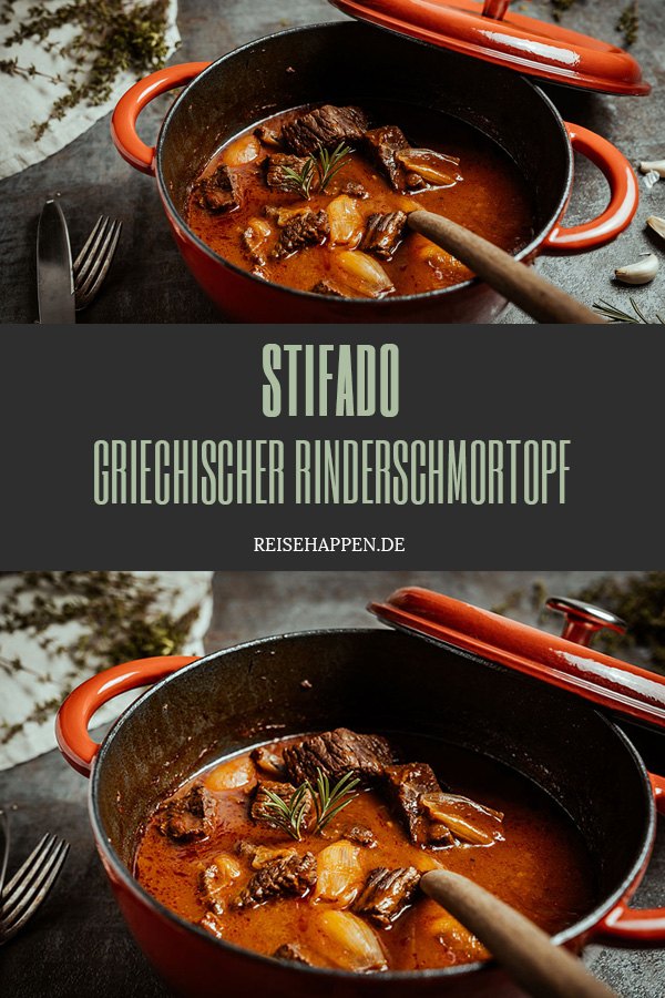 Stifado - Rezept original griechischer Rinderschmortopf